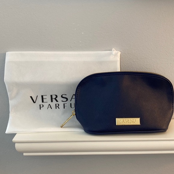 Versace Parfums | Bags | New Versace Parfums Makeup Pouch With Dust Bag ...